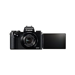 Canon PowerShot G5 X Digital Camera w/1 Inch Sensor and built-in viewfinder - Wi-Fi & NFC Enabled (Black) (Renewed)