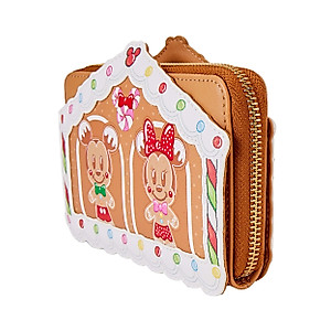 Loungefly Disney Mickey & Friends Gingerbread House Zip Wallet Disney Standard