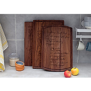 Forest Decor Handwritten Recipe Cutting Board, Personalized Cooking Gift, Family Recipe Engraved, Mom and Grandma Gift Recipe Keepsake, Mother's Day Gift, Sentimental Gift for Grandmother, Made in USA