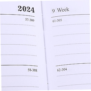 BUTIFULSIC 2024 Agenda Book daily agenda notebook schedule notebook daily schedule notepad notebook yearly notebook for planning notebooks office Planner portable imitation leather