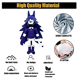 Sunbursa Fundamental Paper Education Miss Circle Plush, 13 Inch Fundamental Paper Education Miss Circle Plush Soft Stuffed Animal Pillow Doll Gift for Fans Kids (Blue)