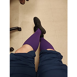 Wide Calf Compression Socks for Women & Men Extra Large Size Support Socks for Nurses Running Pregnant Travel, 15-20 mmHg