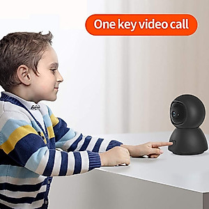 EVERSECU Pet Camera,2K Security Camera Indoor, 2.4G&5G WiFi, Dog Camera with Phone App,Home Camera for Baby/Elder with One-Touch Call, Night Vision, 2-Way Audio, AI Motion Detection