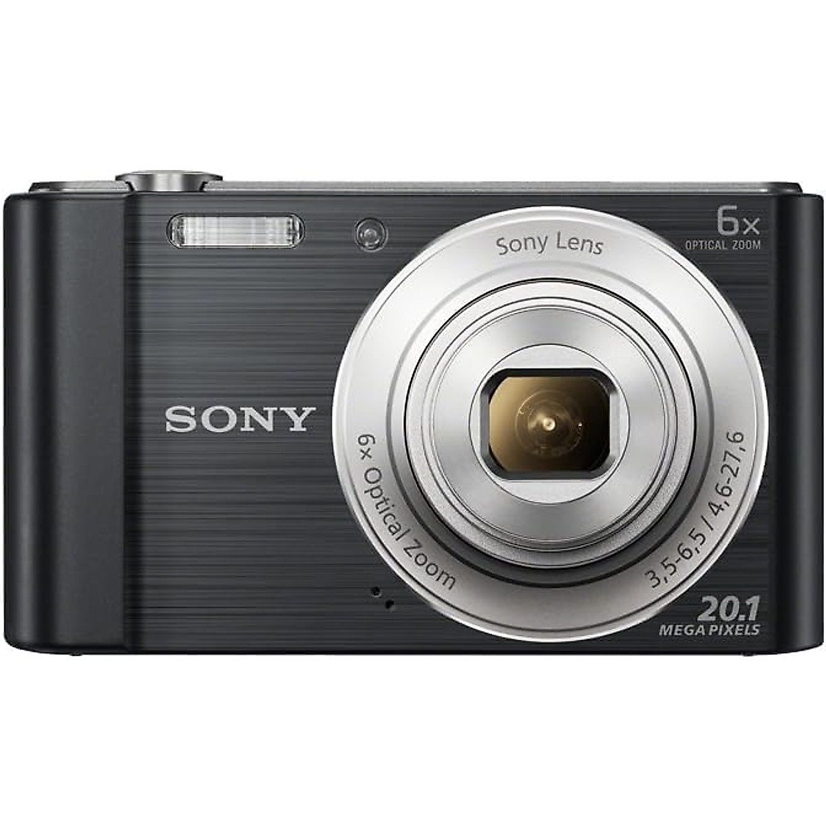 Sony Cyber-Shot DSC-W810 Digital Camera (Black) (DSC-W810/B) + 2 x NP-BN1 Battery + 2 x 64GB Card + Corel Photo Software + Case + Charger + Card Reader + Flex Tripod + Cleaning Kit + More (Renewed)