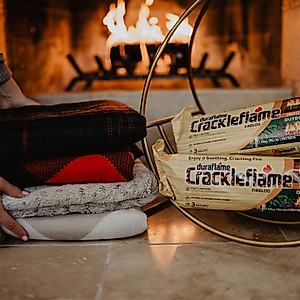 duraflame Crackleflame 4.5lb 3-hr Indoor/Outdoor Firelog, 4-pack