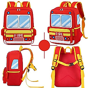 Kids Backpack for Boys Girls Preschool Bookbags 3D Cartoon Daycare Toddler Bags 13 inch 3-6 Years