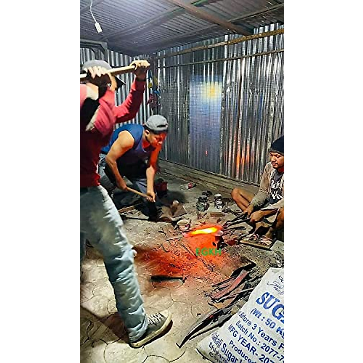 Nepal Army Kukri - Authentic Hand - Hammered Hand Forged Historical High Carbon Steel 9” Blade Khukuri Knives - EGKH Factory Outlet in Nepal - Ready to use Outdoor - Balance water tempered -