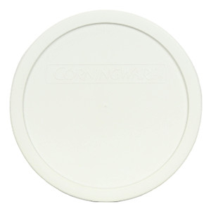 Corningware FS5 1.5qt Round French White Casserole Bowl and F-5-PC Plastic Lid