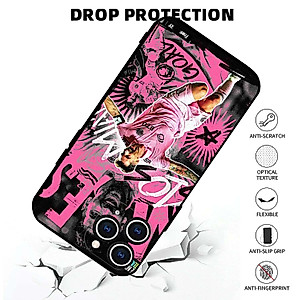 ZERMU for iPhone 12 Case, Lione-l Mess%i Inter Soccer Miam-i #10 Fashion Full Protection Soft Silicone TPU Shock Absorption Bumper Slim Fit Protective Cover Phone Case for iPhone 12 6.1 inch