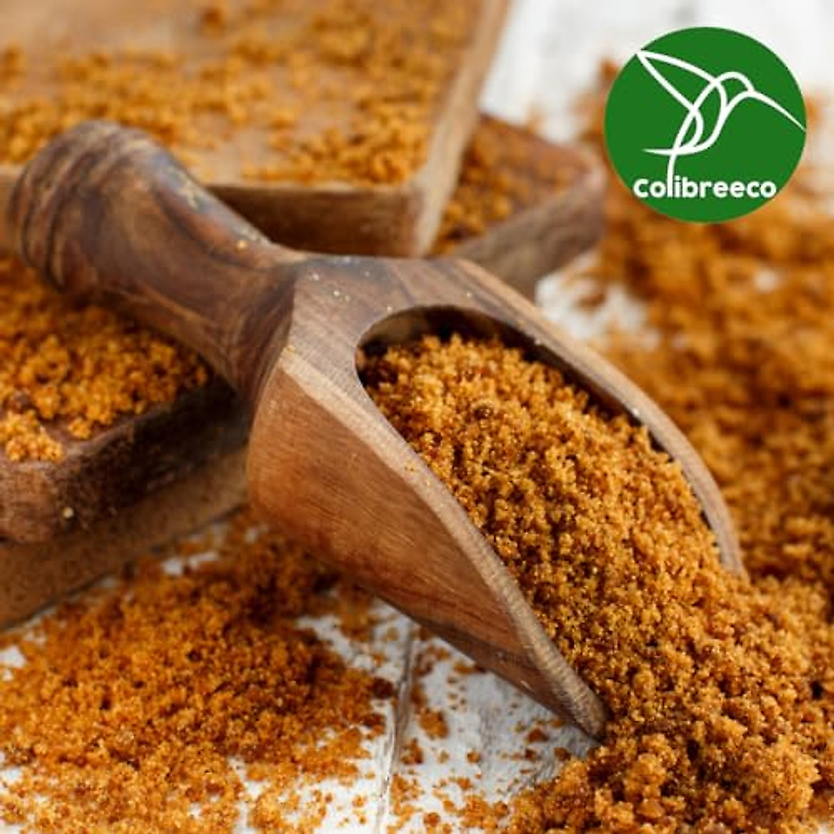 Colibreeco, Unrefined Cane Sugar, 1 Pound (Pack of 1): Sweeten your Drinks and Recipes With Powder Organic Cane Sugar, Naturally Sweet and Chemical-Free, Panela, Piloncillo, Jaggery, Raw Sugar.