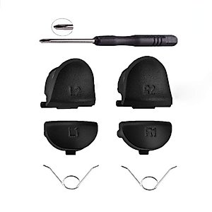 4 PCS Set Buttons Trigger Buttons L1 R1 L2 R2 Replacement for Sony Playstation 4 PS4 JDS-011 JDS-010 Controller