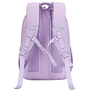 Abshoo Cute Kids Backpack For Girls Kindergarten Elementary Unicorn School Backpacks With Chest Strap (Unicorn Purple)