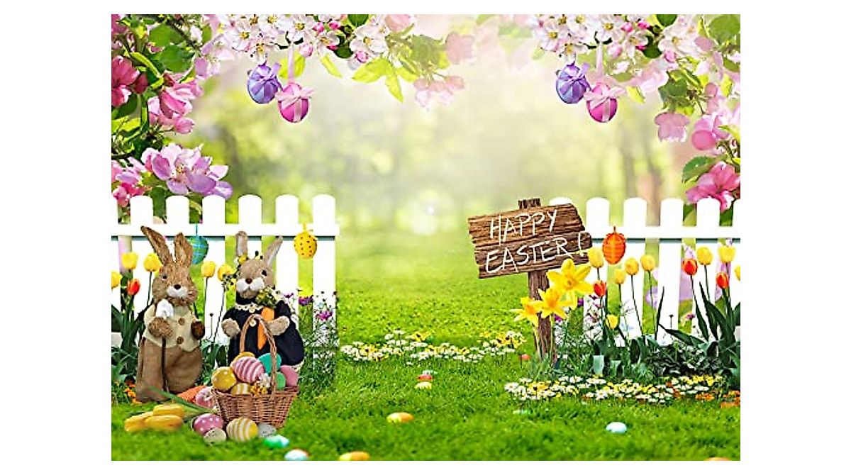 Easter Backdrop for Photos | 10x8ft Party Decor Background