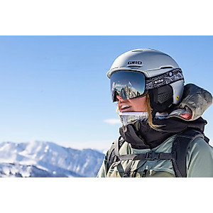 Giro Contour Ski Goggles - Snowboard Goggles for Men & Women - Black Wordmark Strap with VIVID Royal/VIVID Infrared Lenses