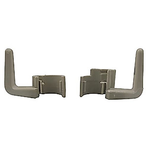 HASMX Cord Handle Hook Set Simple Attaching Hook for Eureka Sanitaire 53574 Upright Vacuum, Vacuum Cord Hook Clip Beige (12-Pack)