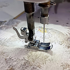 1/4 Inch Straight Stitch Presser Foot for Most Snap-On Brother Singer Juki Janome Babylock Low Shank Sewing Machines Accessories