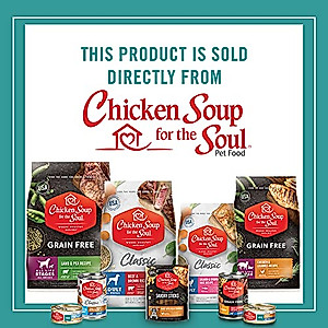 Chicken Soup for The Soul Pet Food-Puppy, Chicken, Turkey & Brown Rice Recipe, 13.5 lb.Bag Soy Free,Corn Free,Wheat Free, Dry Dog Food Made with Real Ingredients No Artificial Flavors or Preservatives