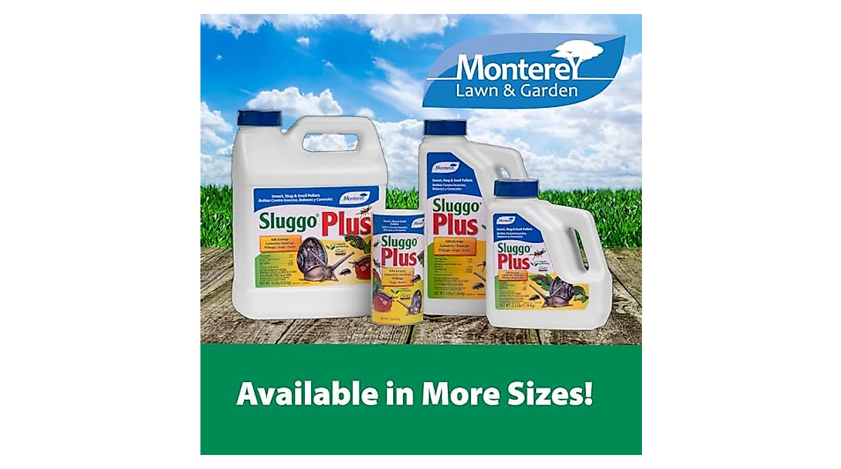 Sluggo Plus - Organic Slug & Snail Killer for Gardens