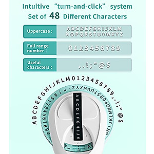 Vixic Omega S Embossing Label Maker Machine with 3 Tapes,3D Handheld Embossed Labeling Printer Machine, Manual Portable Vintage Embosser Label Makers for Home, School,DIY & Crafting,Gift Green