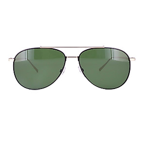 Sunglasses FERRAGAMO SF 201 S 733 Shiny Gold/Black