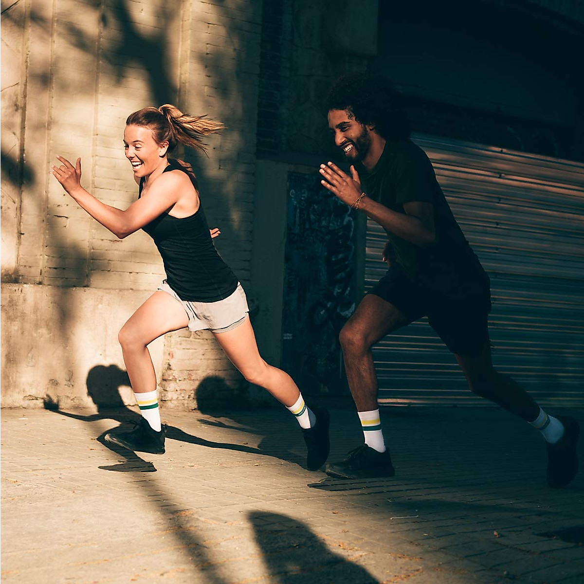 CEP Women's Running Socks - V3, Short Crew, 80'S, White/Black, SM II