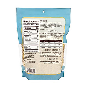 Bob's Red Mill Organic Extra Thick Rolled Oats, 16-ounce (Pack of 4)
