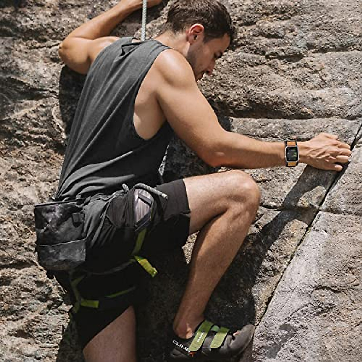 SUNFWR Compatible with Apple Watch Band 42mm 44mm 45mm 49mm 38mm 40mm 41mm, Rugged Replacement Velcro Strap With Three Buckle Loop Design Tough Nylon Band For iWatch Ultra Series 9/8/7/6/5/4/3/2/1/SE