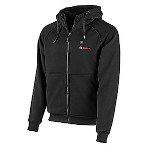 BOSCH GHH12V-20MN12 12V Max Heated Hoodie Kit with Portable Power Adapter - Size Medium
