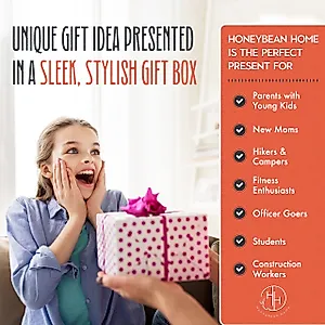 Honeybean Home Self Heating Lunch Box for Work & School – Battery Powered Portable Food Warmer Lunch Box With 35 Minutes of Heating Capability – Our Heated Lunch Box Comes With a Reusable Fork & Spoon