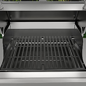 SafBbcue 7638 Cast Iron Cooking Grates Replacement for Weber E-310 E-320 S-310 Spirit II E-310 SP320 Spirit 700 Series Genesis Silver/Gold B/C 45010001 46510001 7526 7639 7525
