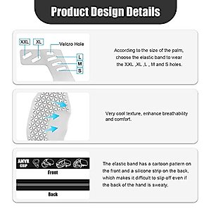 AMVR Controller Grips for Oculus Quest 2, Silicone Touch Controller Cover Protector Accessories with Adjustable Non-Slip VR Hand Straps Compatible with Meta Quest 1/Rift S (White, 1 Pair)