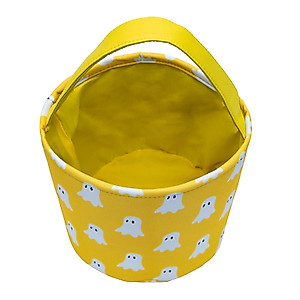 E-FirstFeeling Halloween Candy Bags Trick or Treat Bags Halloween Basket Halloween Bucket Tote (Halloween Ghost)