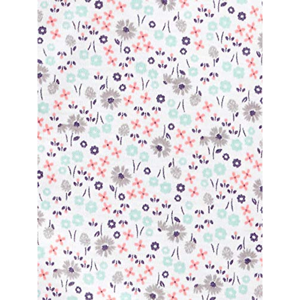 Simple Joys by Carter's Baby Girls' Cotton Sleeveless Sleepbag Wearable Blanket, Pack of 3, Hearts/Floral, 6-9 Months