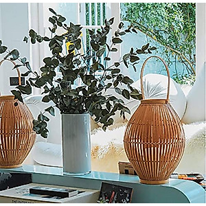 Village Candle Eucalyptus Mint Large Glass Apothecary Jar Scented Candle, 21.25 oz, Green