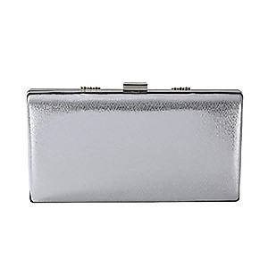 SEIJY Silver Color U Diamonds Handbags with Shoulder Chain Evening Bags Crystal Female Day Clutch Party Purse (Color : E, Size : 1)
