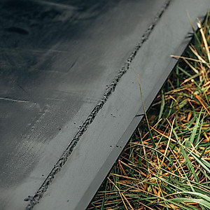 Titan Attachments 84" Bucket Attachment, Tractor & Skid Steer Quick Tach Accessory, High Volume Light Material Bucket, 0.5" Thick Skid Steer & Tractor Bucket Cutting Edge, for Snow & Light Materials