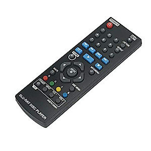AKB75135401 Replace Remote Control fit for LG Blu-ray Disc DVD Player BP125 BP125N BP135 BP145 BP145N BP155 BP155N BP165 BP165N BP240 BP240D BP240N BP250 BP255 BP255N BP255-N BP300 BP335 BP335W