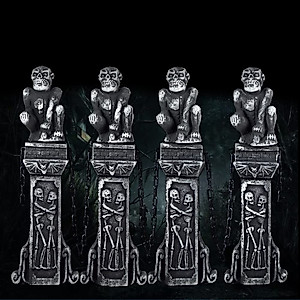 Hosfairy 5.9 Ft Halloween Chains Plastic Chains Props for Halloween Party Decoration Cosplay Accessory