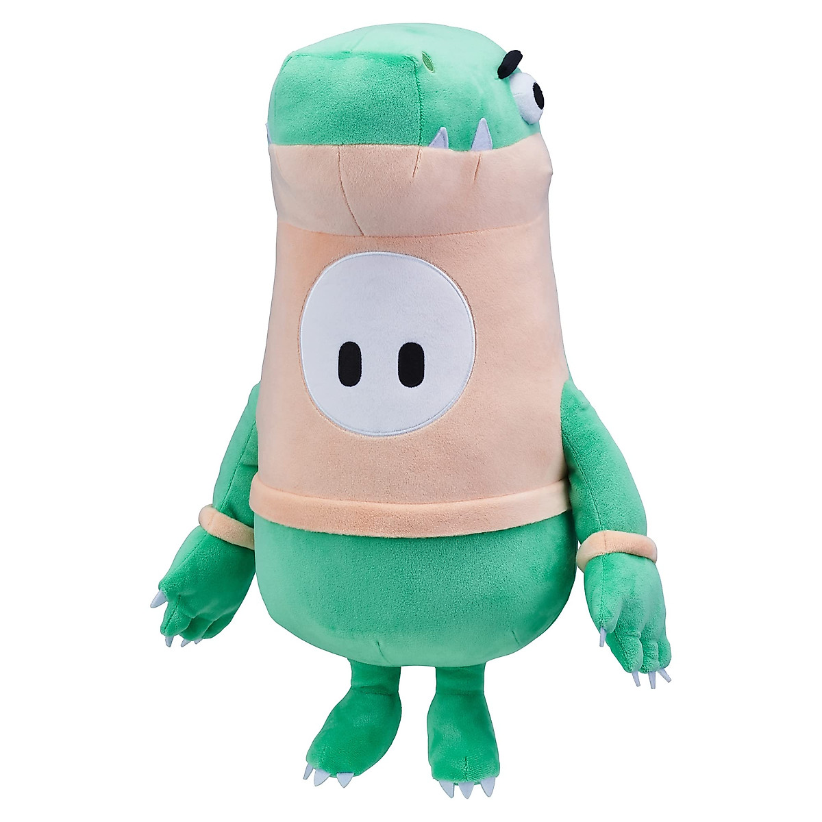 FALL GUYS Moose Toys - Raptor Bean Skin - Official Collectable 18" Large Super Soft Cuddly Deluxe Plush Toys from The Ultimate Knockout Video Game 2 Characters to Collect Series 1, Multicolor (62553)