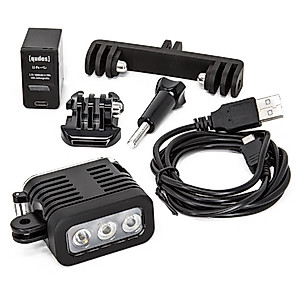 Ultimaxx 40m (131 FT) Waterproof LED Underwater Dive Light for GoPro Hero 3,4,5,6,7,8,9,10 &11 & Any Similar Sized Action Camera