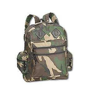 2334 Deluxe Waterproof Nylon Day Pack Green Camo