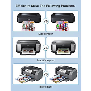 Mars Online Printhead Cleaning Kit Inkjet Printer Head Cleaner Compatible for HP / Epson / Brother / Canon 8600 8610 8035 8710 6700 6900 / Epson 1430 2720 et-2720 et-2750, 100ML, Kit 2