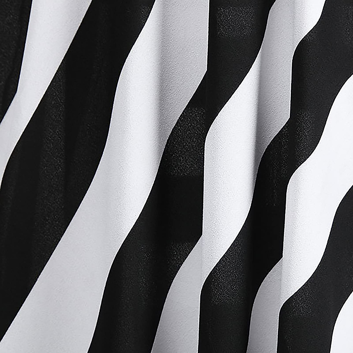 Casual Summer Dresses for Women 2023 Women's Casual Summer Sleeveless Mini Striped Pleated Dress Black