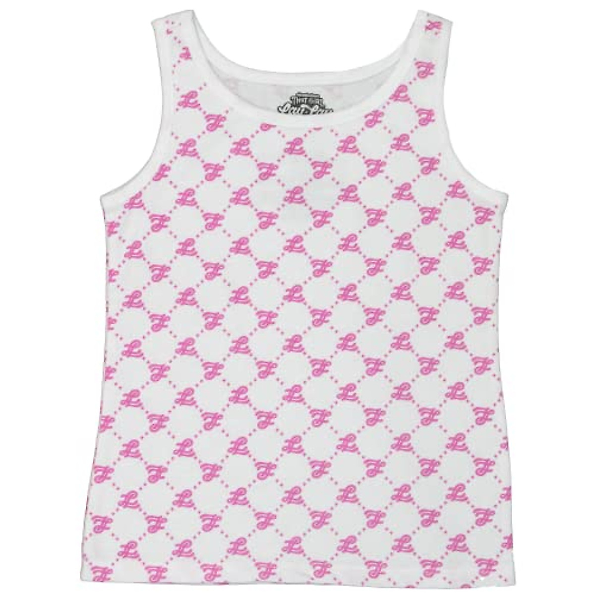 Nickelodeon That Girl Lay Lay Short Sleeve Tee and Tanktop 2-Pack for Girls, Lay Lay Girls T-Shirt and Tanktop 2-Pack Bundle (Aqua/White, 6/6X)