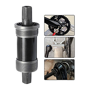 Zreneyfex Square Taper JIS Bottom Bracket 68 X110mm/123mm/127mm for Mountain Bike Replace BB-UN26 (68 x 127mm)