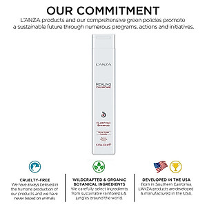 L'ANZA Healing Colorcare Clarifying Shampoo, Refreshes, Repairs and Extends Color Longevity, With Sulfate-free, Paraben-free, Gluten-free Formula (10.1 fl Oz)