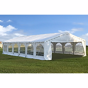 DELTA 40'x20' Budget PVC Party Tent,Tents for Parties, Carpas para Fiestas,Large Wedding Tent,Outdoor Event Canopy,with Waterproof Top Cover,Removable Window Walls,Commercial/Residential Use