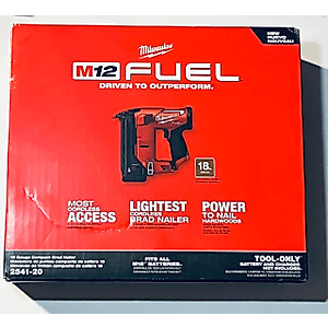 M12 FUEL 12-Volt Lithium-lon Brushless Cordless 18-Guage Compact Brad Nailer (Tool Only)