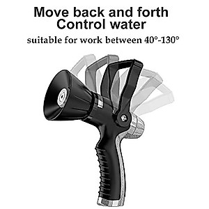 VLAY Garden Hose Spray Nozzle,Heavy-Duty High-Pressure Firefighter Nozzle with Ergonomic Handle for Women and Children to Gardens, Car Washes, Pets