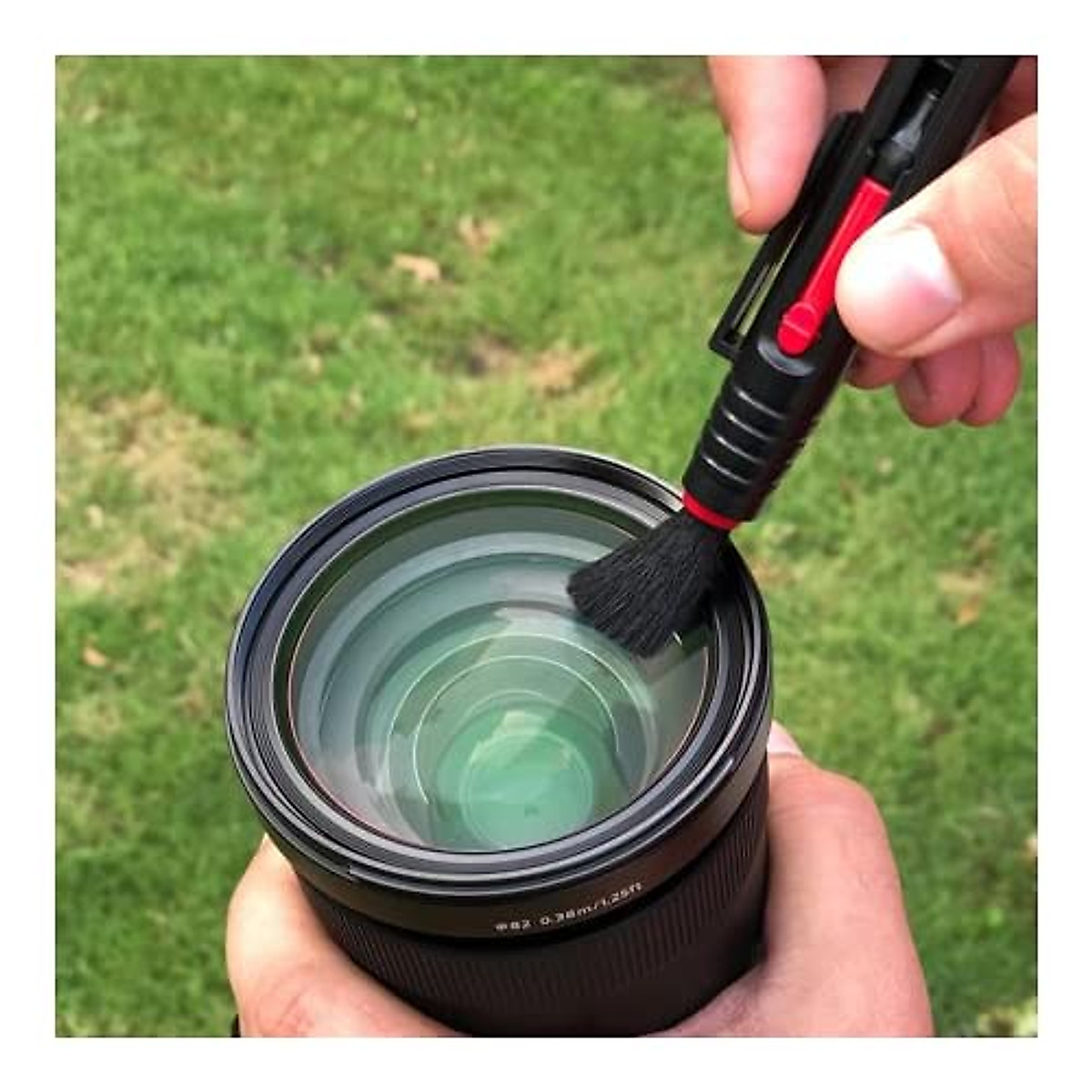 RICOH Theta X 360-Degree Camera Bundle with Lens Cap and Lens Cleaning Pen (3 Items)